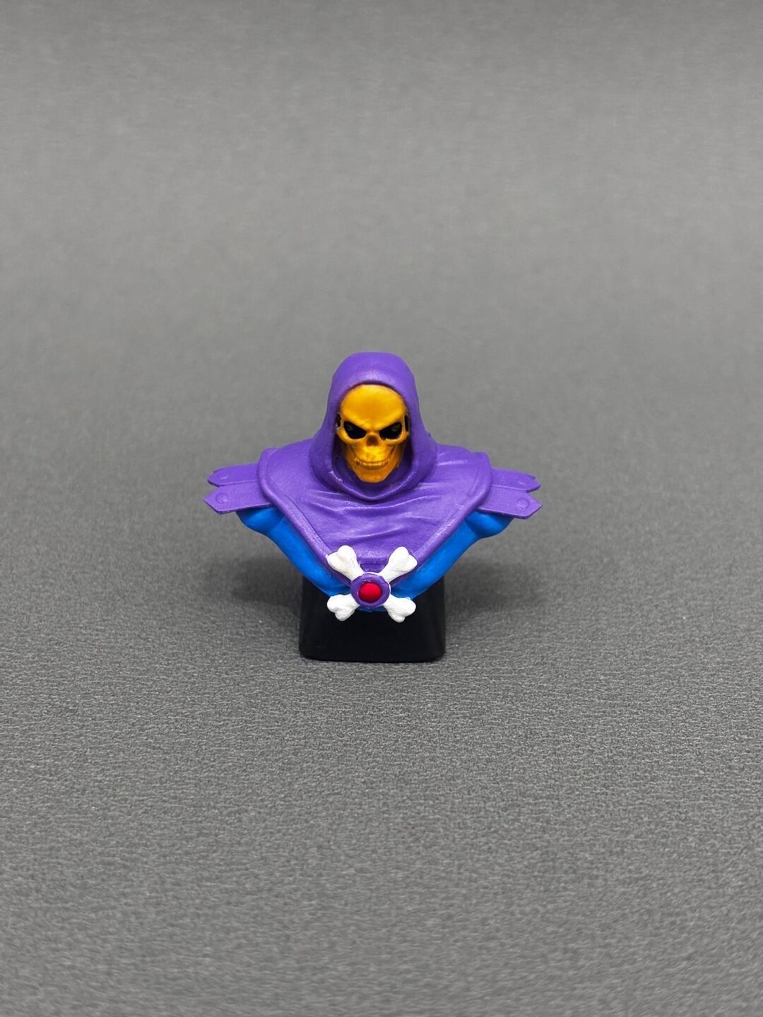 Handmade Skeletor Keycap, ESC Size Keycap, Bone Resin Keycap, Gothic ...