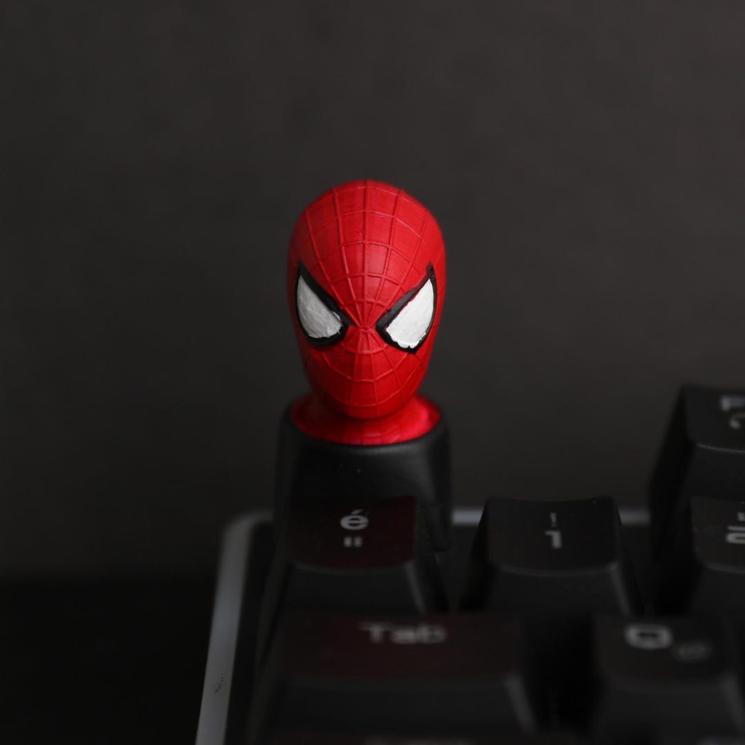 Spider Man Keycap, ESC Size Keycap, Resin Keycap,mechanical Keyboard ...