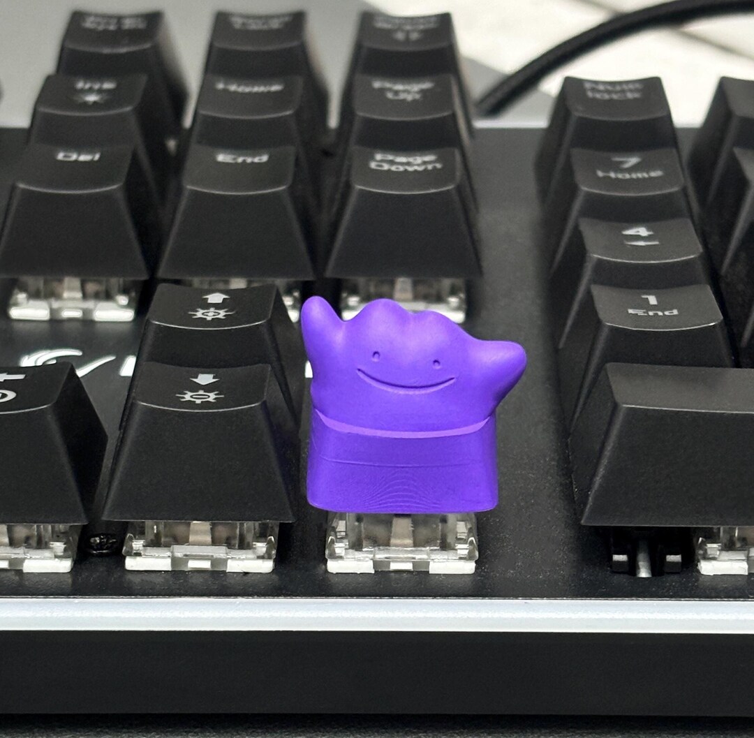 Original Purple, Ditto Artisan Keycap, , Resin Cast Keycap , Custom ...