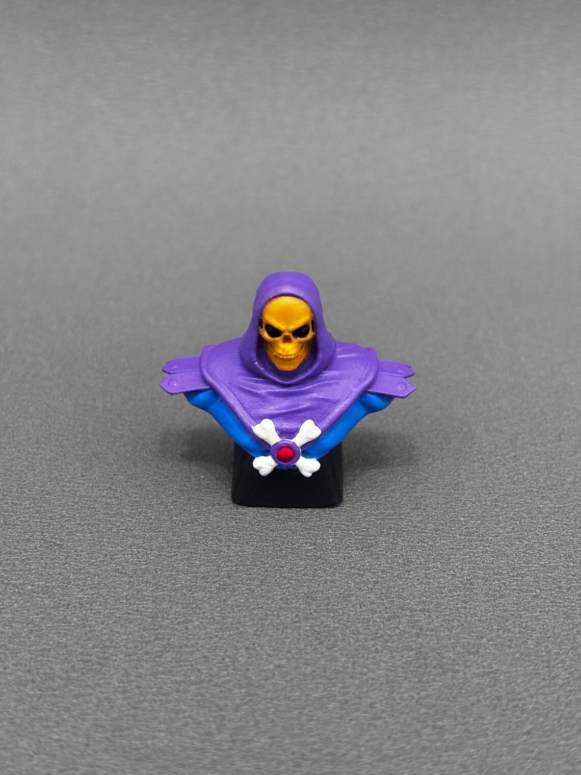 Handmade Skeletor Keycap, ESC Size Keycap, Bone Resin Keycap, Gothic ...