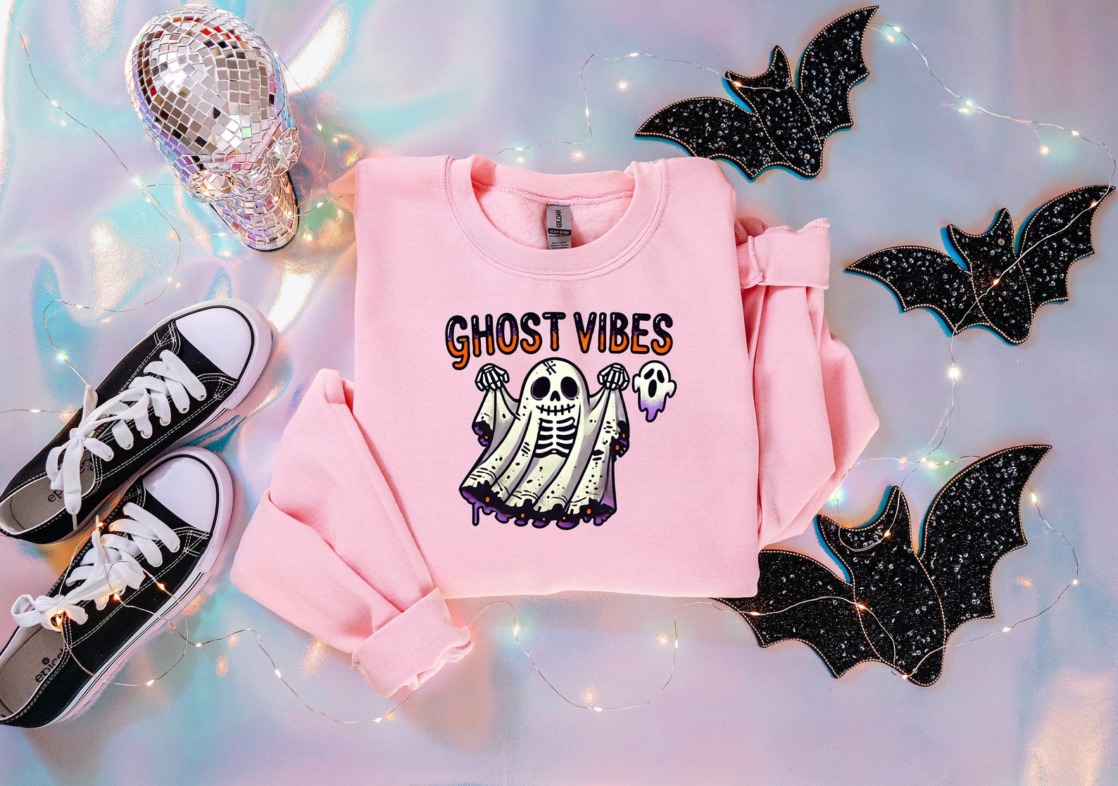 Ghost Vibes PNG, Cute Ghost Clipart, Spooky Halloween Sublimation ...