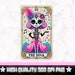 The Diva Funny Tarot Card PNG, Skeleton Sublimation Design, Witchy ...