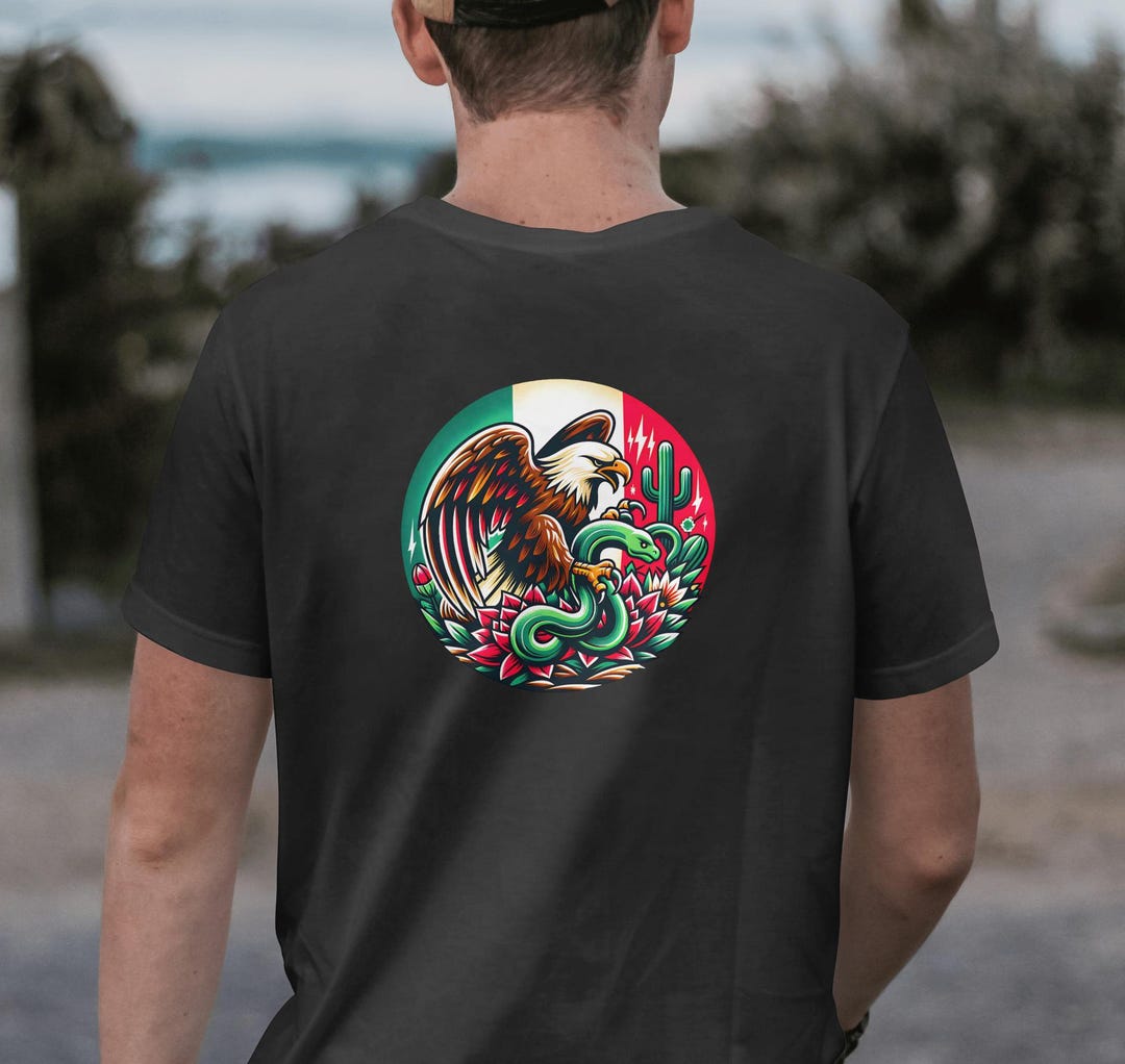 Celebrate Mexican Pride With This Stylish Mexican Flag Tee Featuring a ...