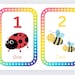 Number 1-10 Flashcards. Large Flashcards. 2 per A4 Sheet. for Use in ...