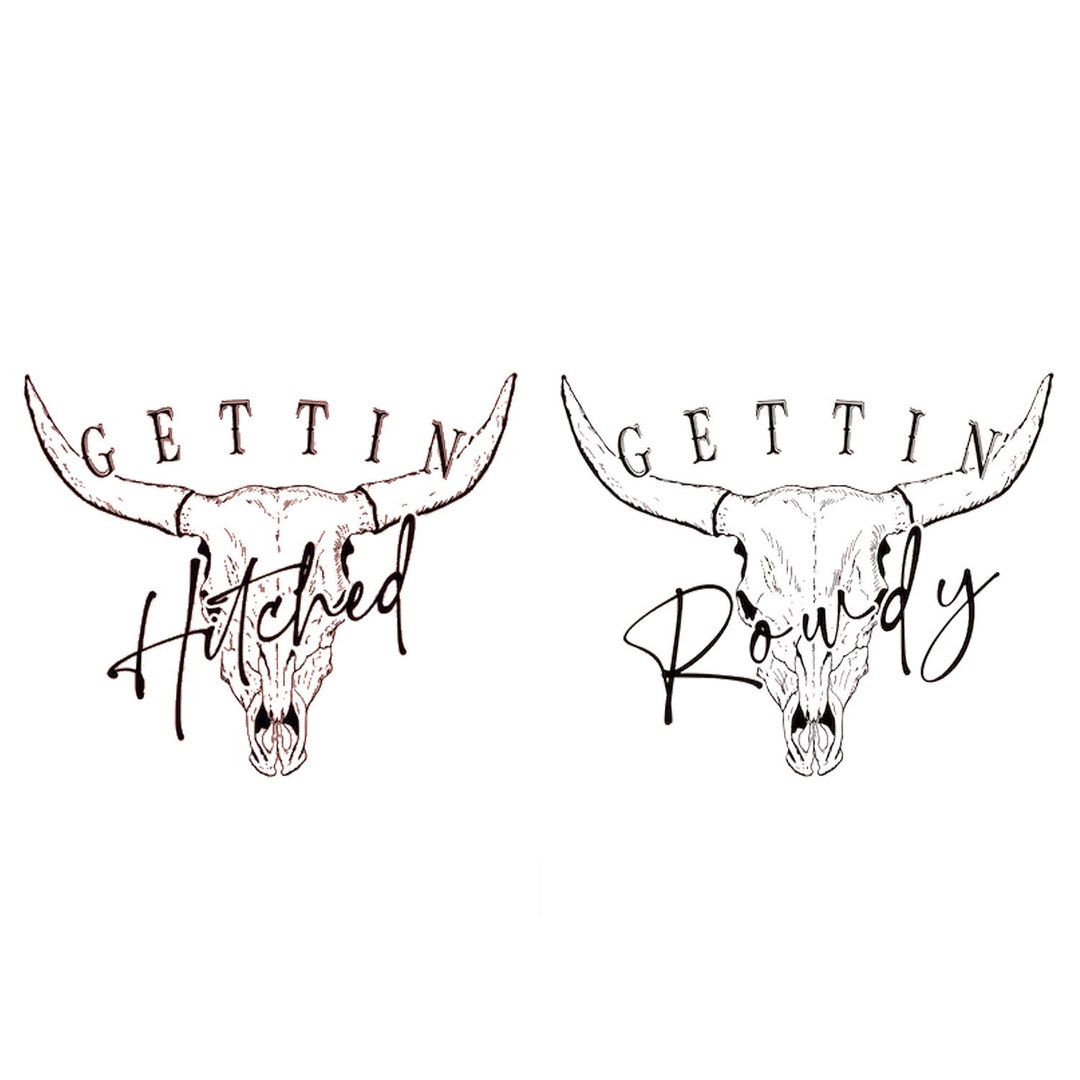 Getting Hitched Getting Rowdy SVG, Bachelorette Party Svg, Bridesmaid ...