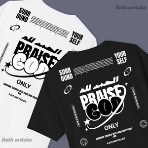 Praise God Oversized T-shirt, Muslim Shirt, Islamic Streetwear ...