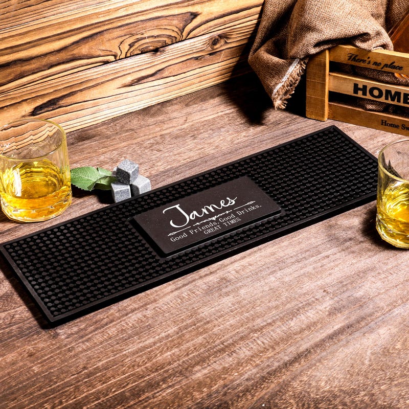 Personalized Bar Mat - Etsy