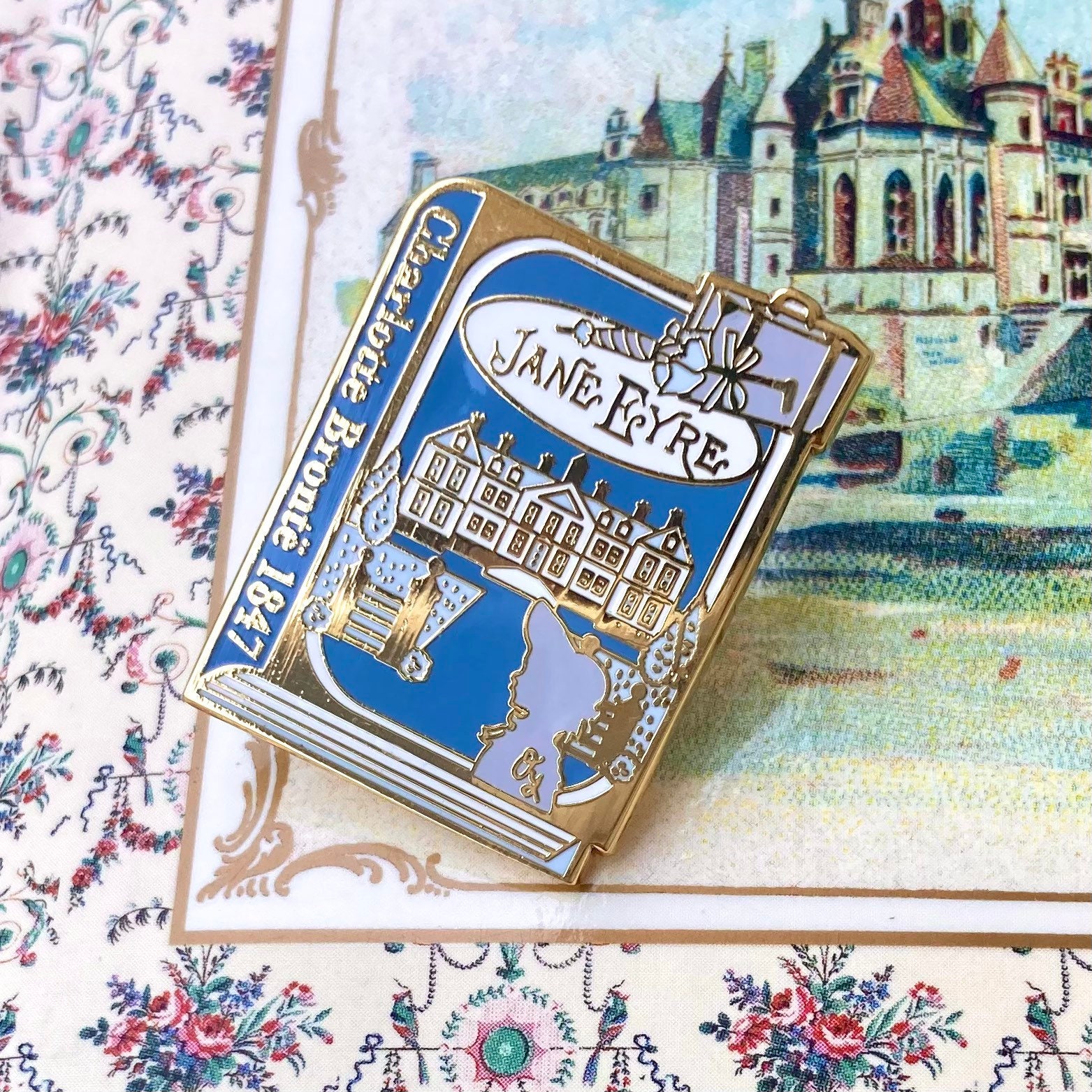 Jane Eyre Book Pin | Etsy