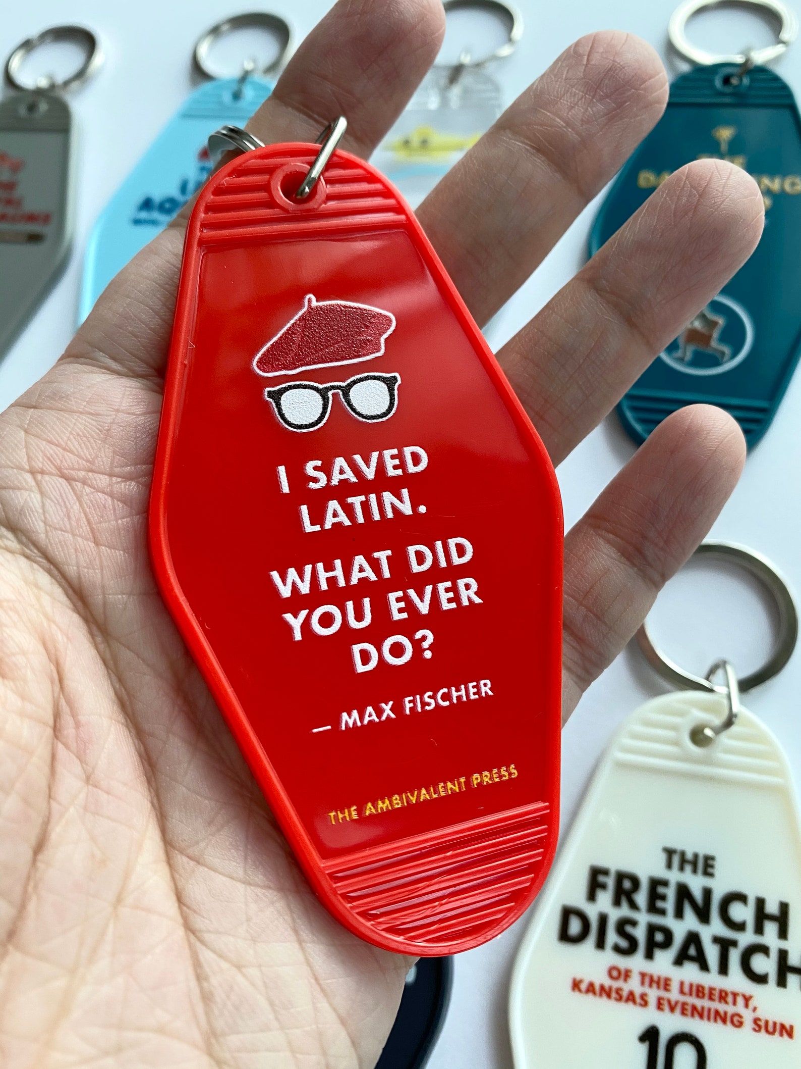 Wes Anderson Movie Inspired Retro Motel Key Fob - Etsy