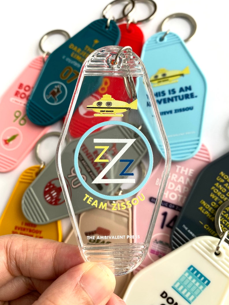 Wes Anderson Movie Inspired Retro Motel Key Fob - Etsy