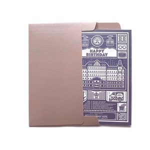 The Grand Budapest Hotel Happy Birthday Card - Etsy