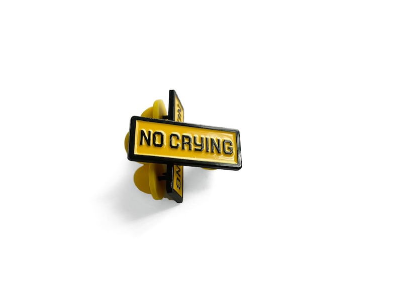 No Crying the French Dispatch Inspired Enamel Pin - Etsy