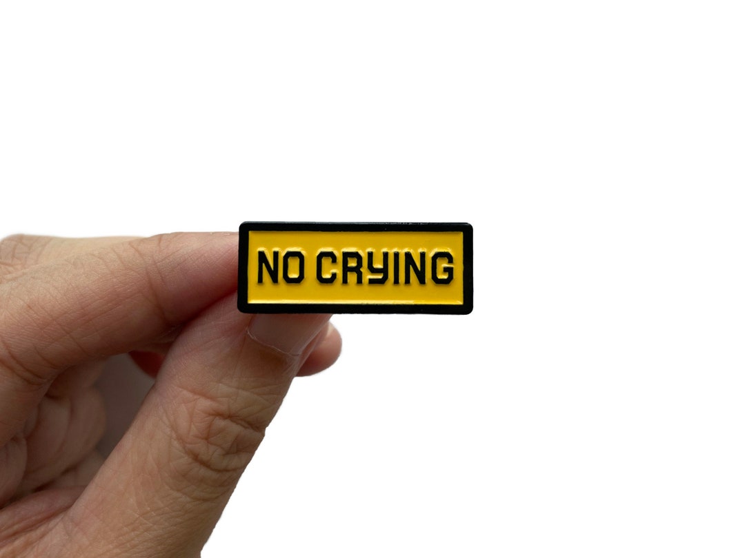 No Crying the French Dispatch Inspired Enamel Pin - Etsy