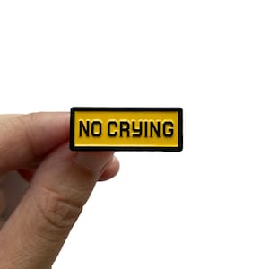 No Crying the French Dispatch Inspired Enamel Pin - Etsy