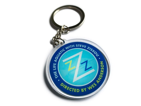 Wes Anderson Films Inspired Acrylic Key Chain | Etsy