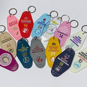 Wes Anderson Movie Inspired Retro Motel Key Fob - Etsy