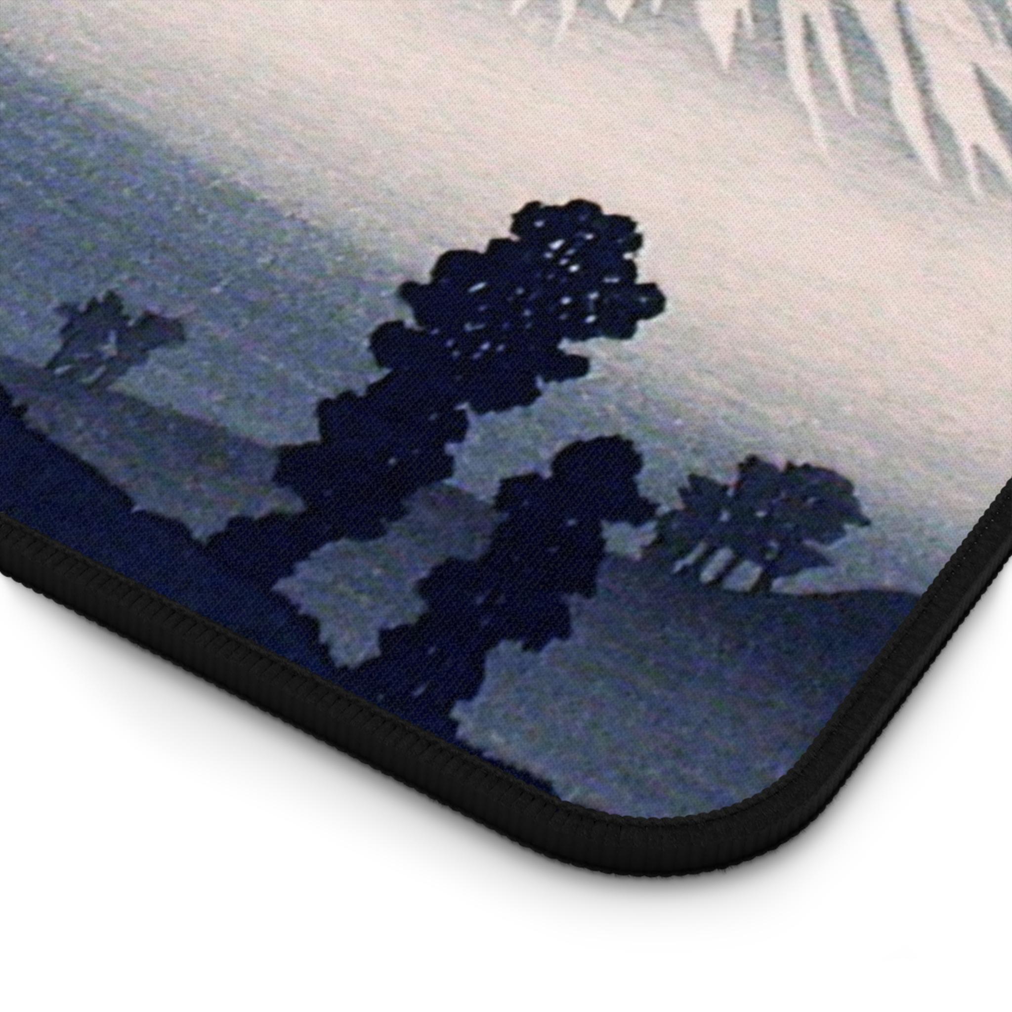Mt Fuji Tori Gate Desk Mat, Vintage Japanese Art Mousepad, Large Gaming ...