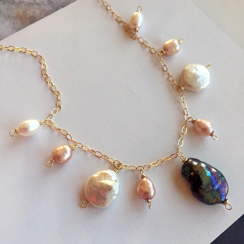 Paradise Pearl Necklace | Etsy