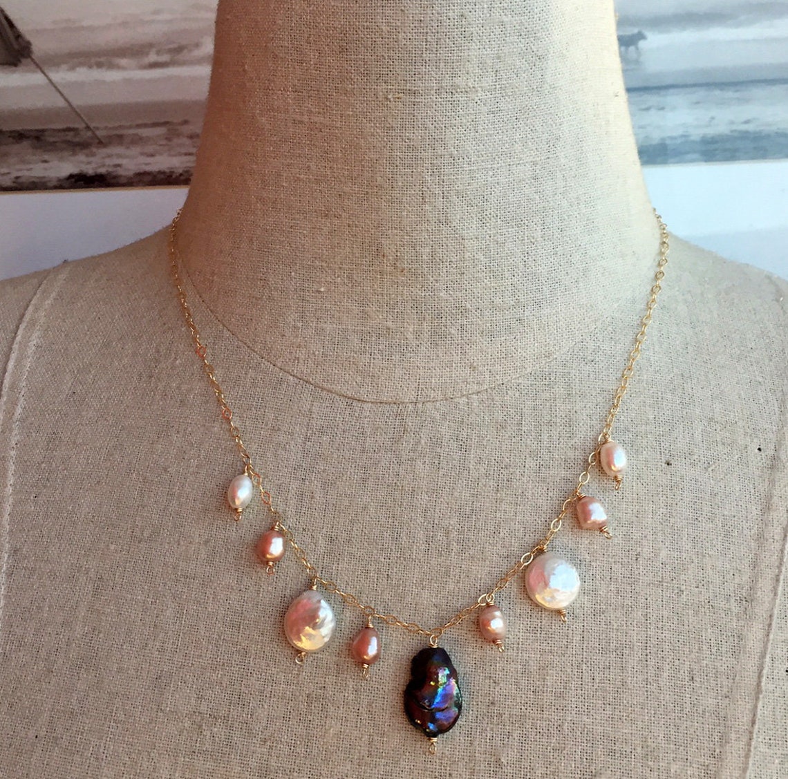 Paradise Pearl Necklace | Etsy