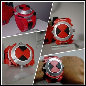 Ben10 Albedo Omntrix Set-red Ben 10 Albedo Omnitrix Watch-ben 10 ...