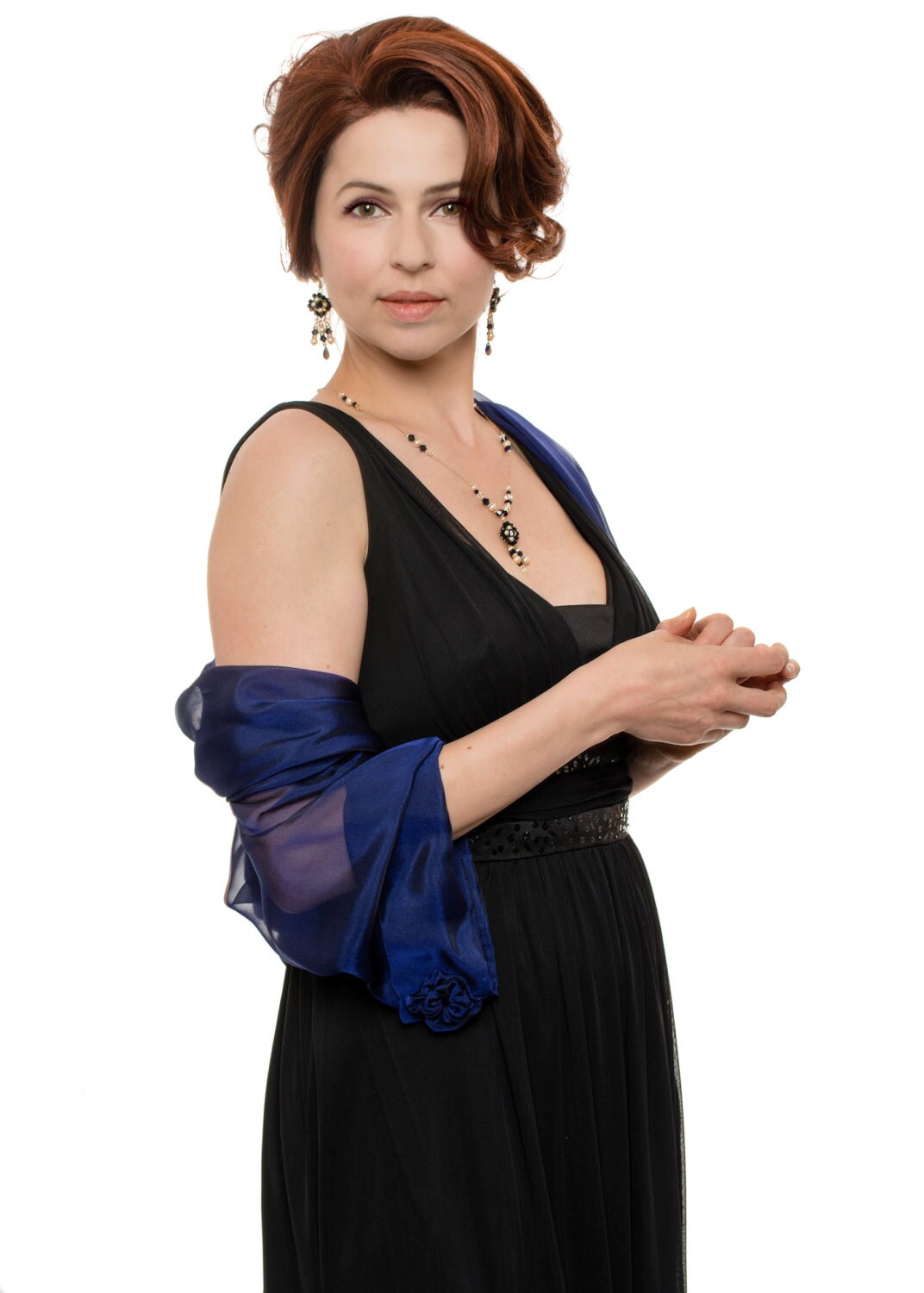 Marine Blue Formal Bolero Jacket FIRST Lady/ 100% Silk / Sizes Xs - 4X ...