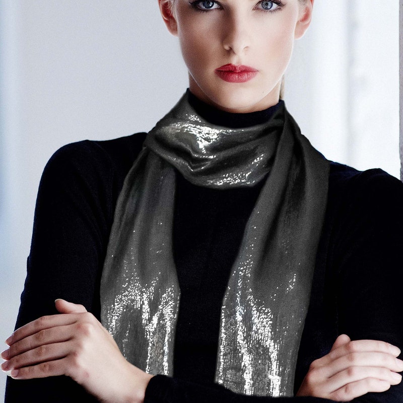 Metallic Scarf - Etsy