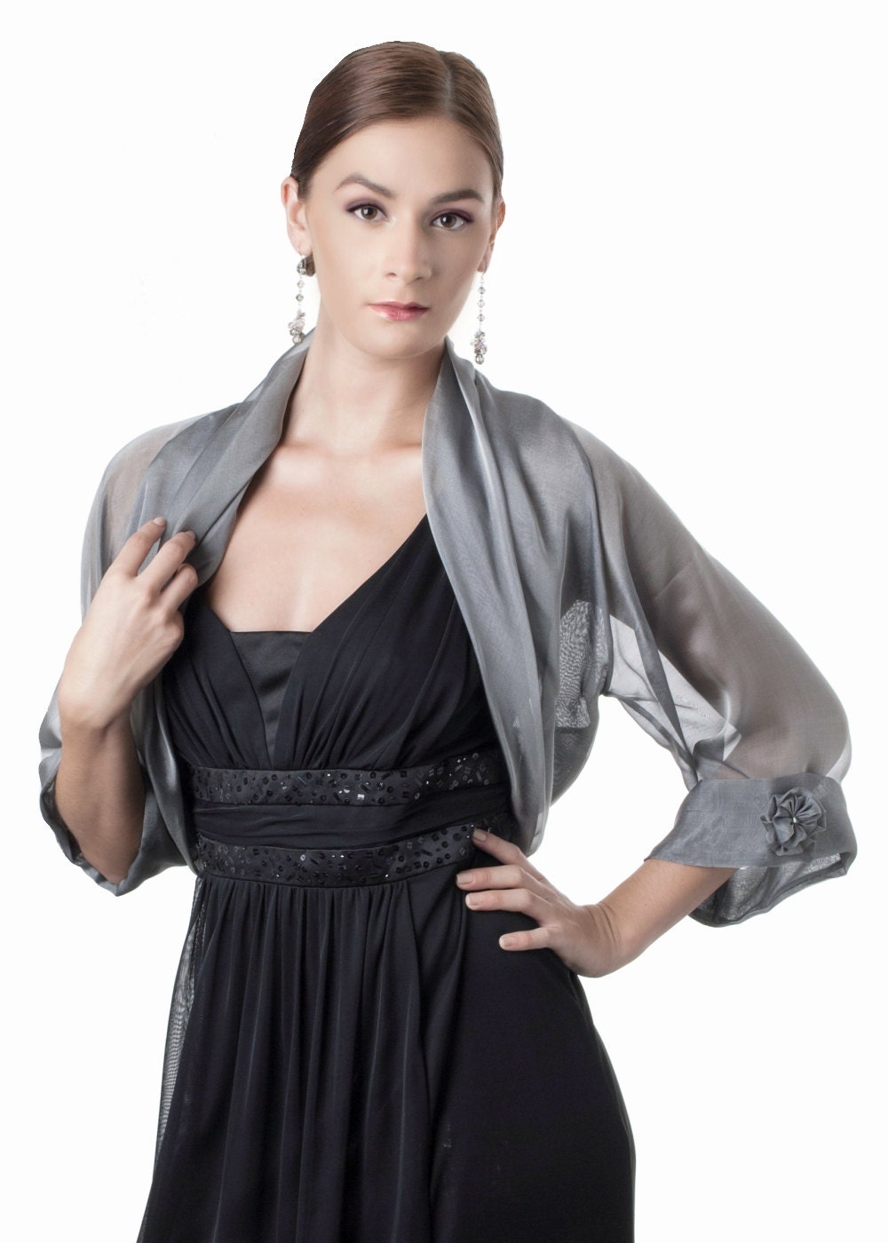 Evening Bolero Jacket FIRST LADY/ 34 Colors / Sizes XS - 4X - Etsy