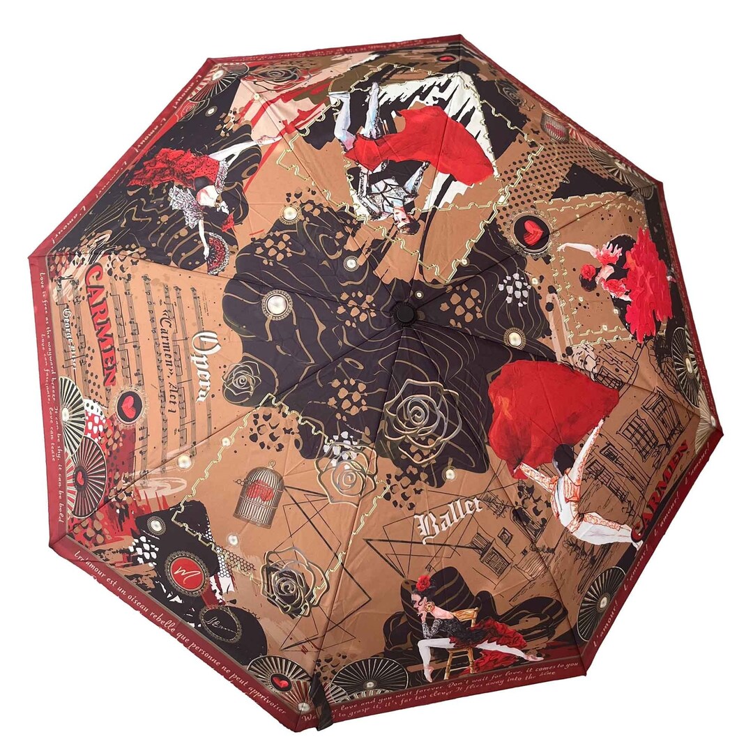 Rain Umbrella CARMEN. Artistic Gift for Art Lovers, Ballet Opera Lovers ...