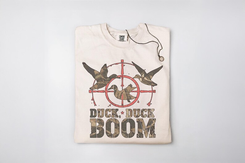 Duck Duck Boom PNG File, Camo Duck Sublimation Design, Duck Hunting ...