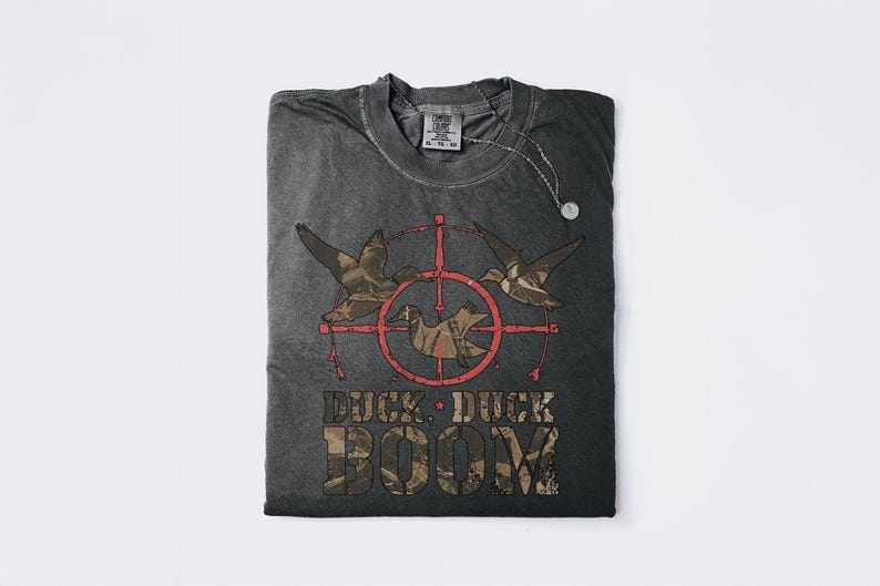 Duck Duck Boom PNG File, Camo Duck Sublimation Design, Duck Hunting ...