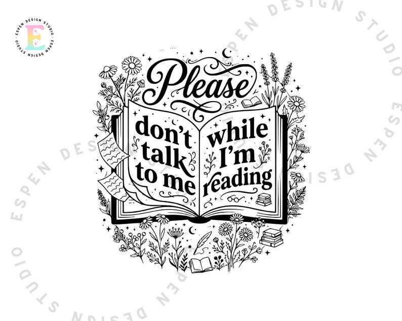 Bookish PNG, Retro Bookish Trendy Book Lover Sublimation Digital Design ...