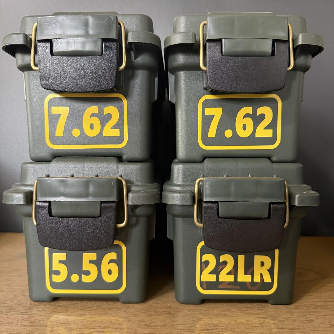 Caliber Labels 6-pack Ammo Storage Decal - Etsy
