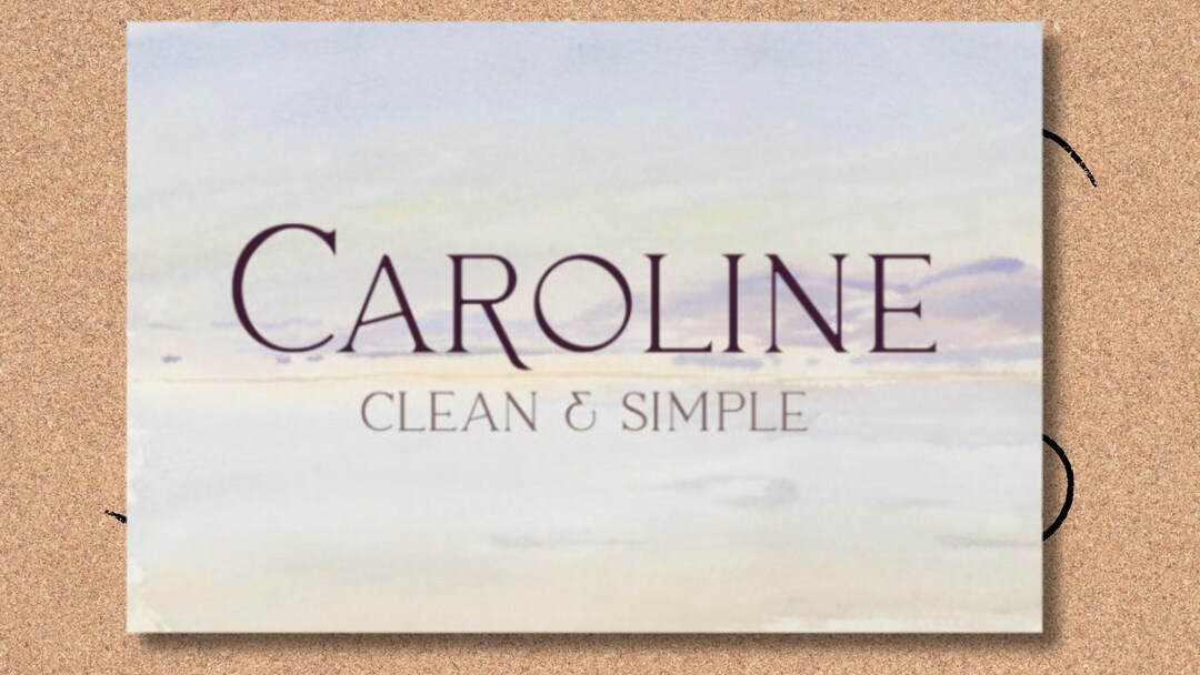 Caroline Font, Cricut Font, Handwritten Font, Cute Font, Wedding Font ...