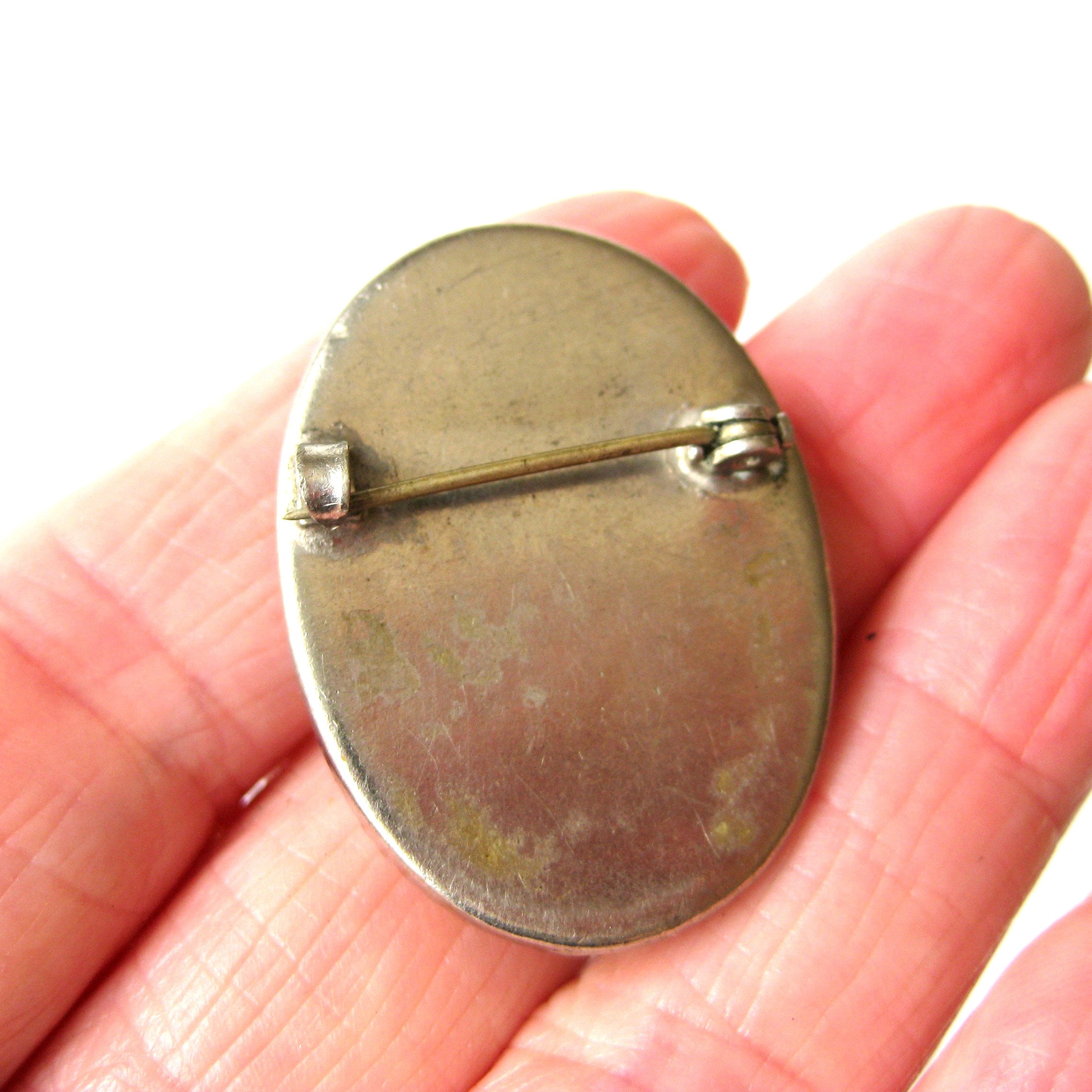 White Pressed Glass Cameo Brooch Left Facing Cameo Bust in a - Etsy UK