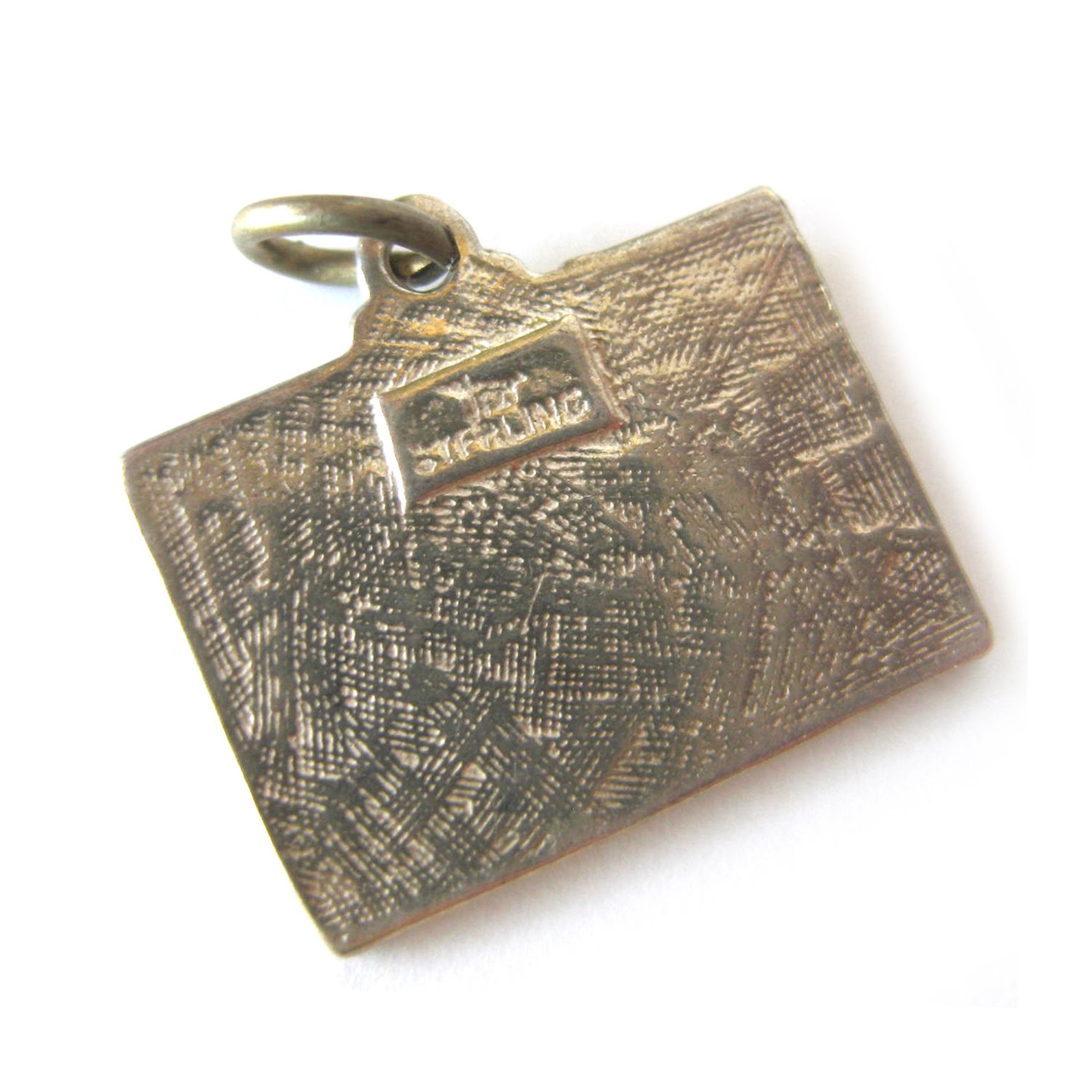 Vintage State Charm COLORADO / Sterling Silver Charm / | Etsy