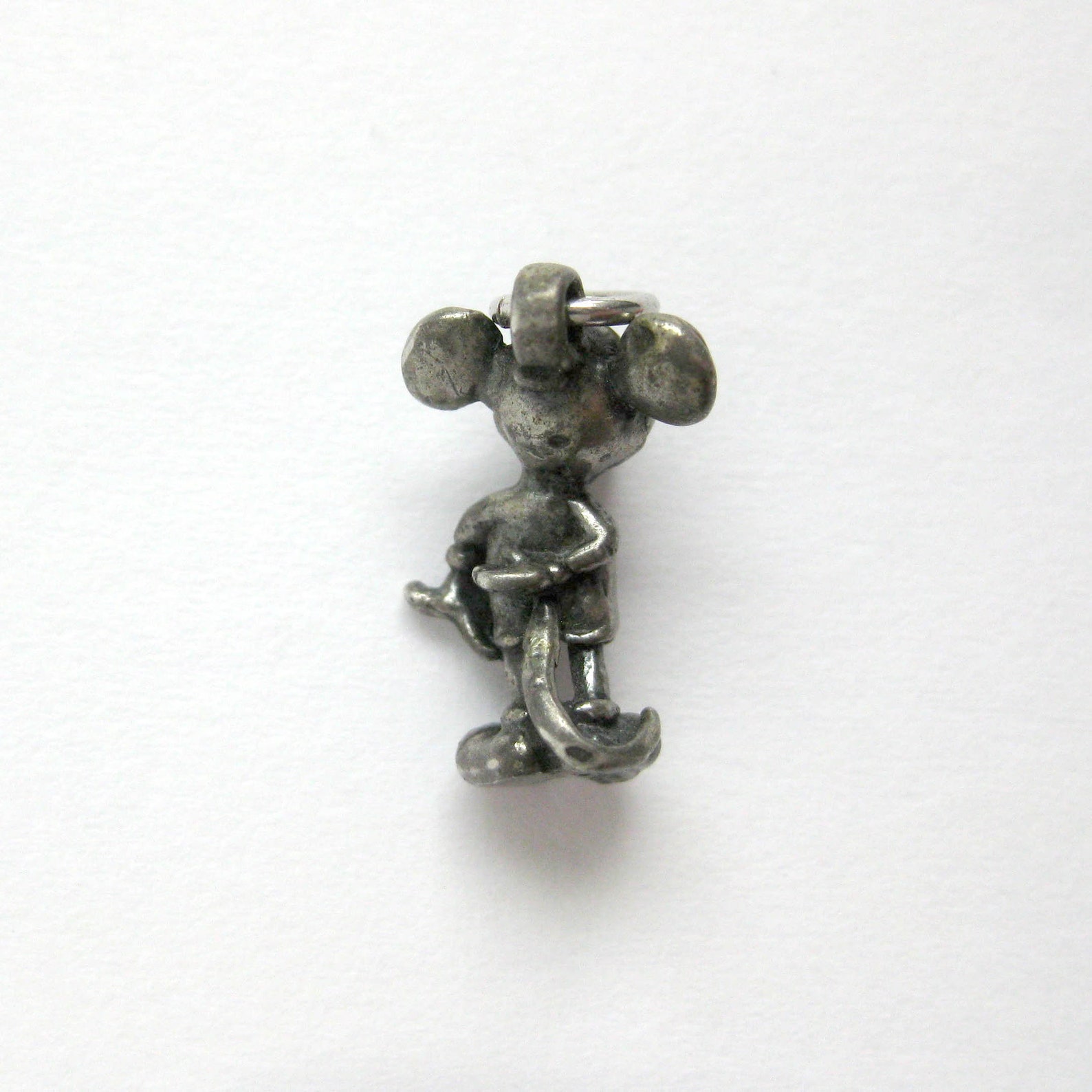 Vintage MICKEY MOUSE Charm Sterling Silver 1970s Disneyland - Etsy