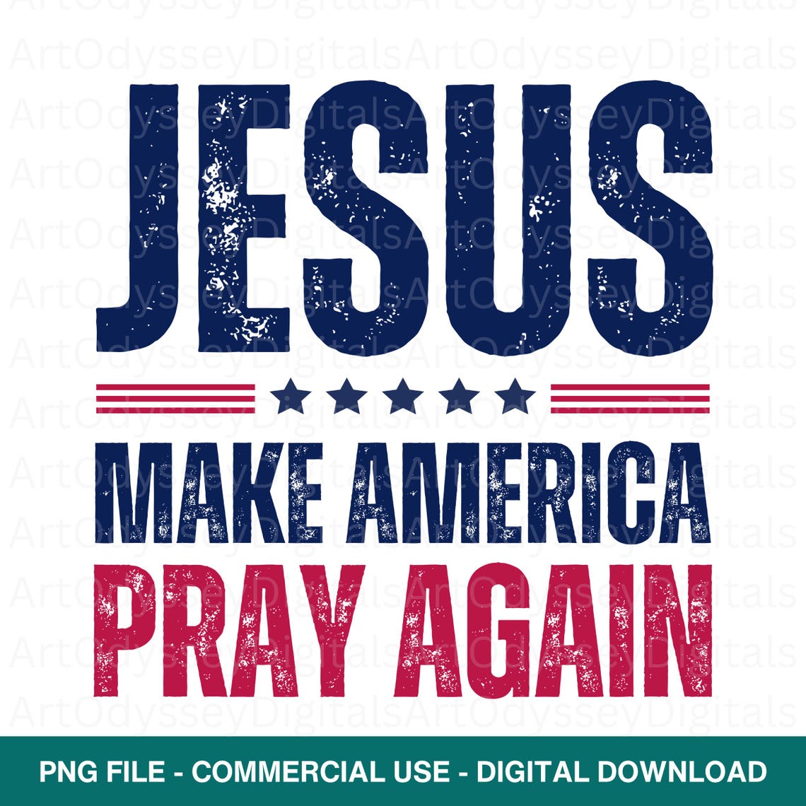 Jesus Make America Pray Again 2024, Christian PNG File Download ...