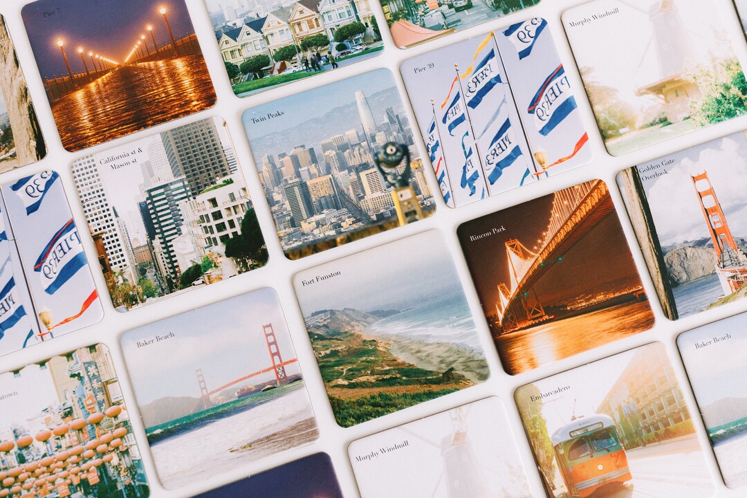 San Francisco Memory Matching Game 24 Pcs for Kids, Teens, Adults ...