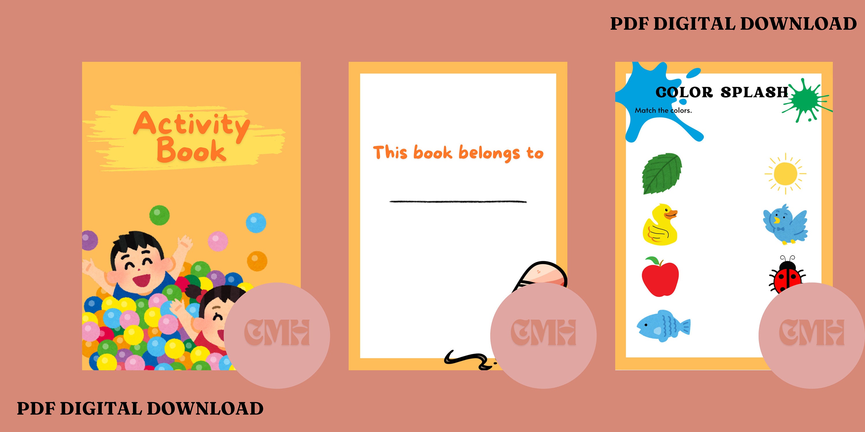 Printable Activity Book for Kids Activities for Preschoolers Worksheet ...