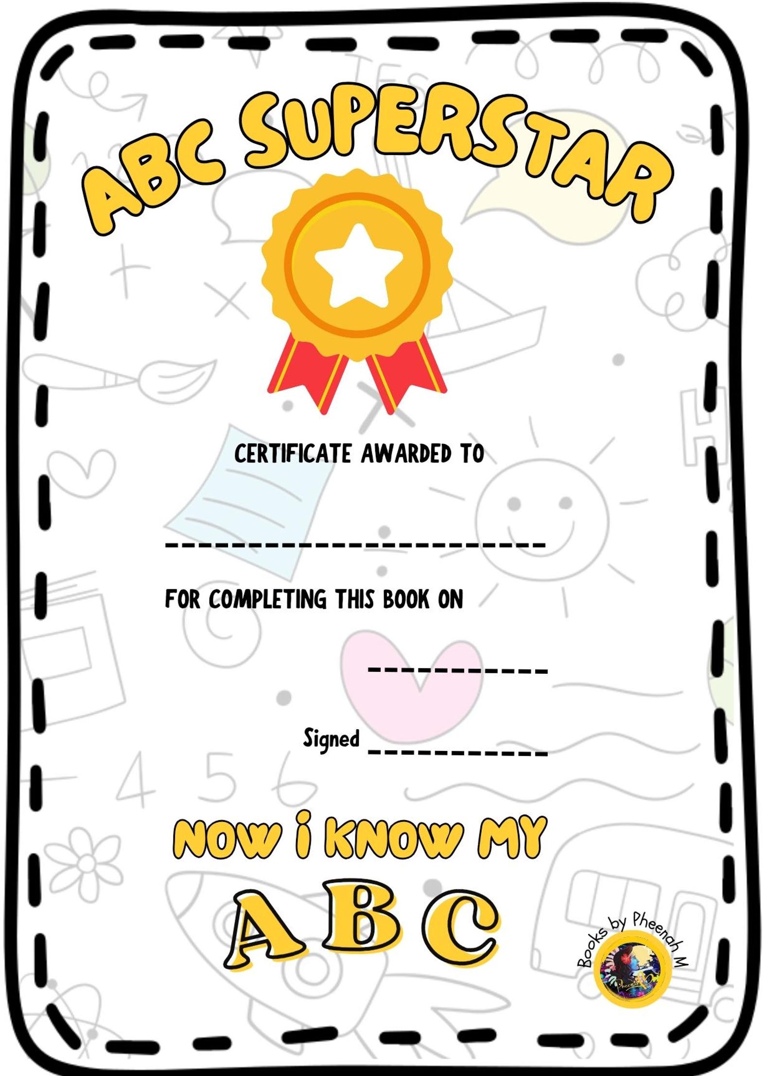 Learning My ABC is a Printable Colouring and Letter Tracing Book ...