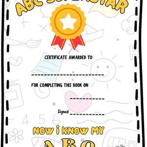 Learning My ABC is a Printable Colouring and Letter Tracing Book ...