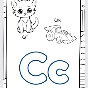 Learning My ABC is a Printable Colouring and Letter Tracing Book ...