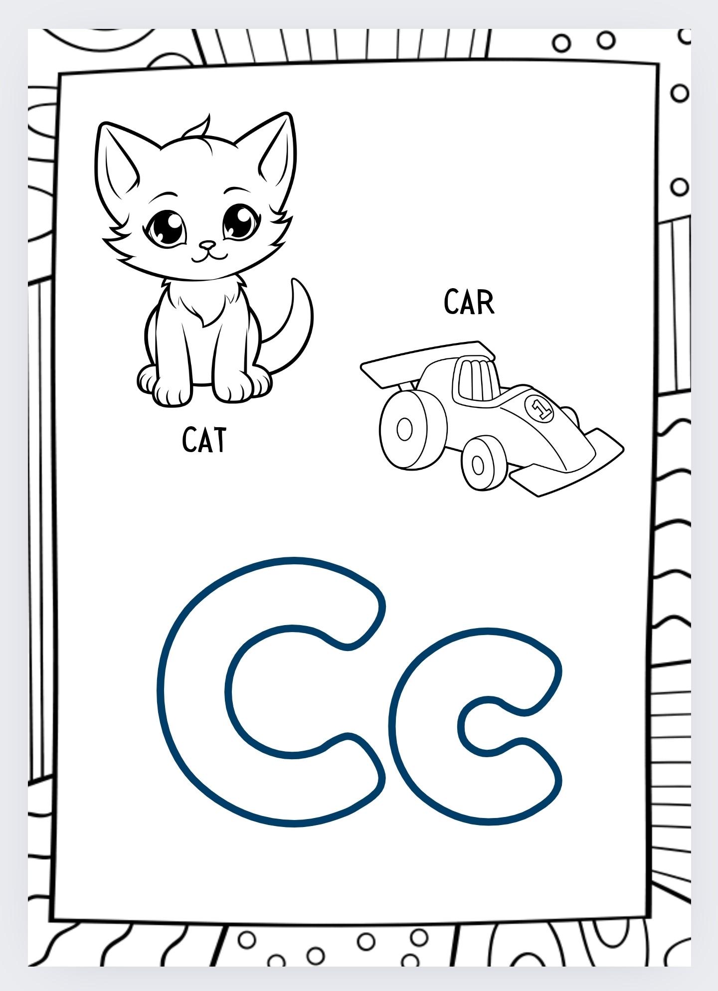 Learning My ABC is a Printable Colouring and Letter Tracing Book ...