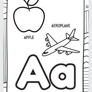 Learning My ABC is a Printable Colouring and Letter Tracing Book ...