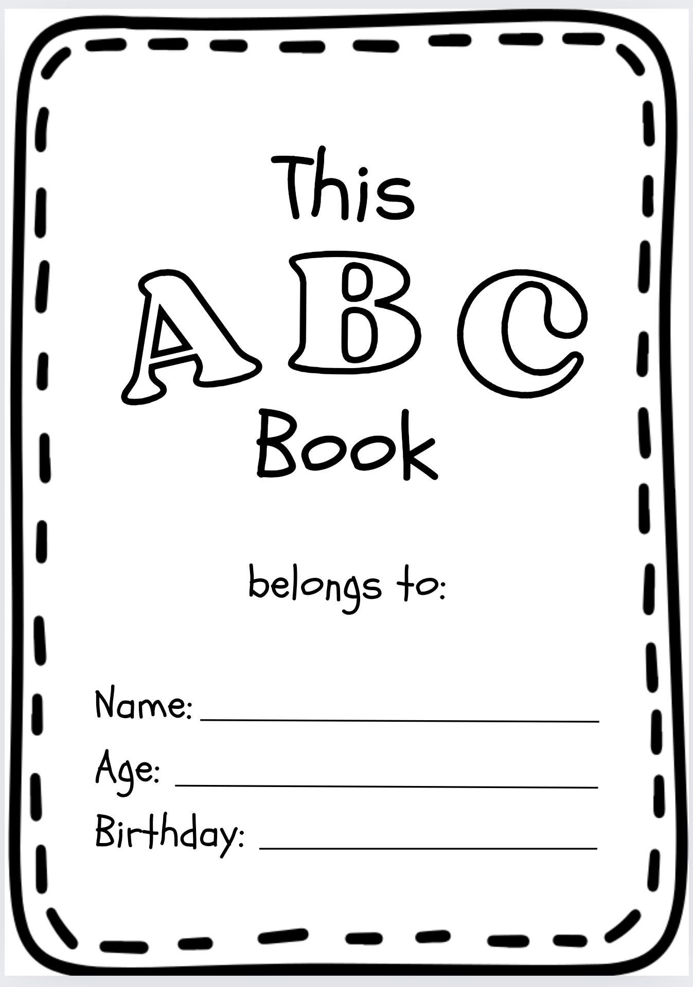 Learning My ABC is a Printable Colouring and Letter Tracing Book ...