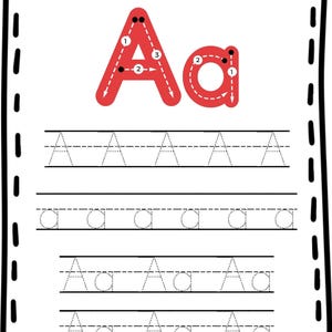 Learning My ABC is a Printable Colouring and Letter Tracing Book ...