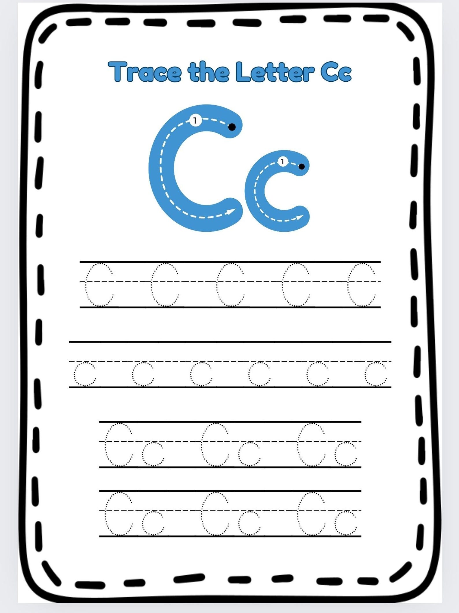 Learning My ABC is a Printable Colouring and Letter Tracing Book ...