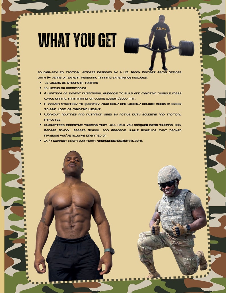16-week Tactical Athlete Strength & Conditioning - Etsy