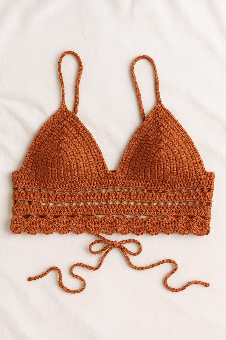 Crochet Bralette PDF Pattern – Detailed Step-by-step Tutorial - Etsy Canada