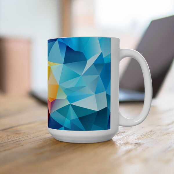 Geometric Mug - Etsy